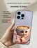 Чехол на Apple iPhone 13 Pro / Айфон 13 Про с принтом "Балерина капучино 2", про...