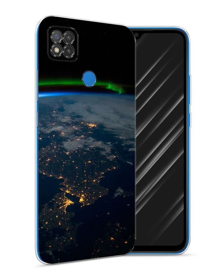Чехол на Xiaomi Redmi 9C / Сяоми Редми 9C с принтом "Земля из космоса"