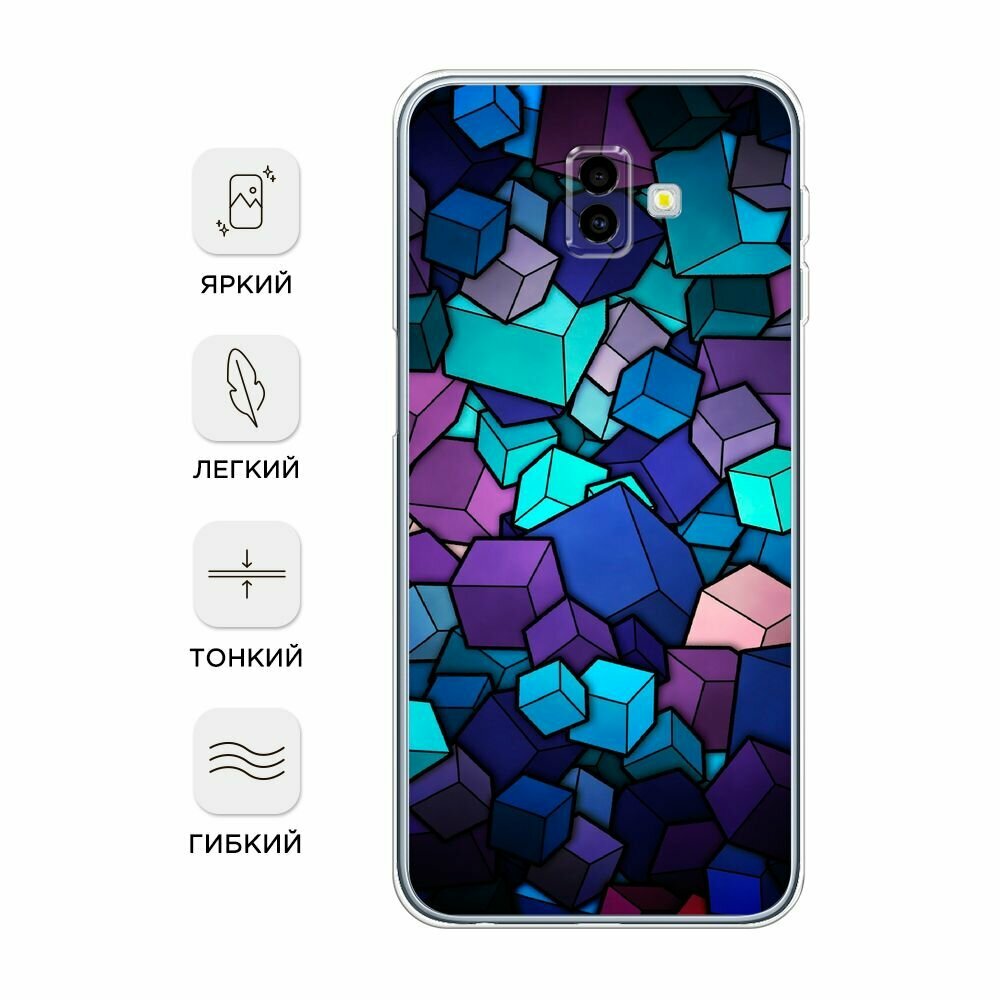 Чехол на Samsung Galaxy J6 + / Самсунг Галакси J6 Плюс 2018 с принтом Геометрия 5 — фото 1