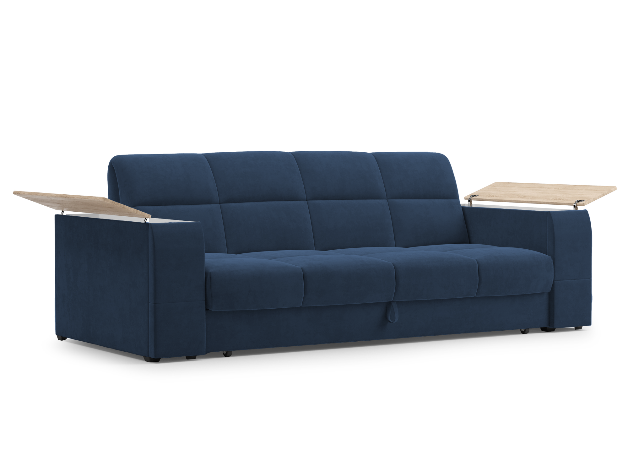 Кресло-кровать Флай, аккордеон, ортопедическое основание на НПБ, подлокотники короб+короб, 80*200, съемный чехол, велюр.