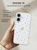 Чехол на Apple iPhone 16 / Айфон 16 с принтом "Пастельные сиреневые сердечки", п...