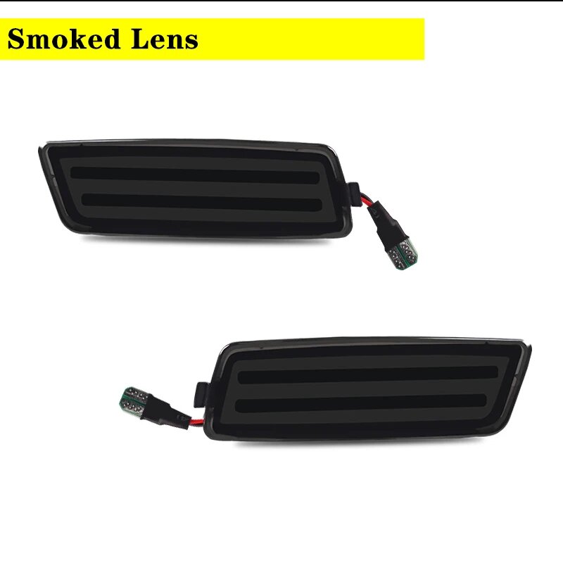 Светодиодные Боковые Габаритные Огни IJDM Amber Для Volkswagen MK5 Golf GTI Rabbit Jetta Smoked Lens