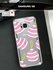 Чехол на Samsung Galaxy S8 / Самсунг Галакси С8 с принтом "Розовые новогодние ша...