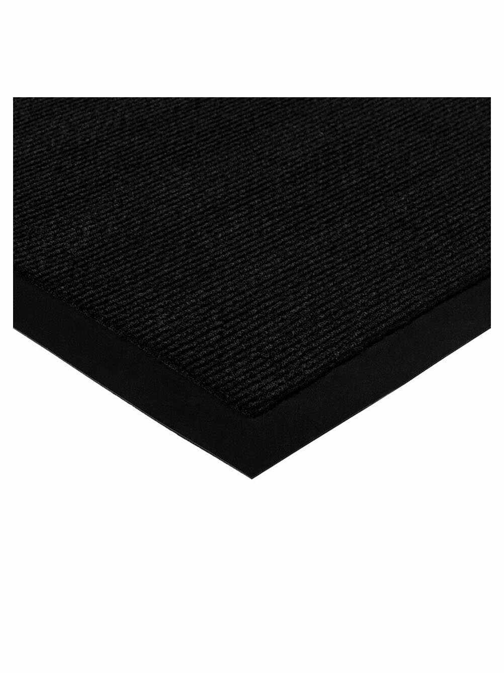 Коврик грязезащитный ПВХ Степ 60х40 см черный