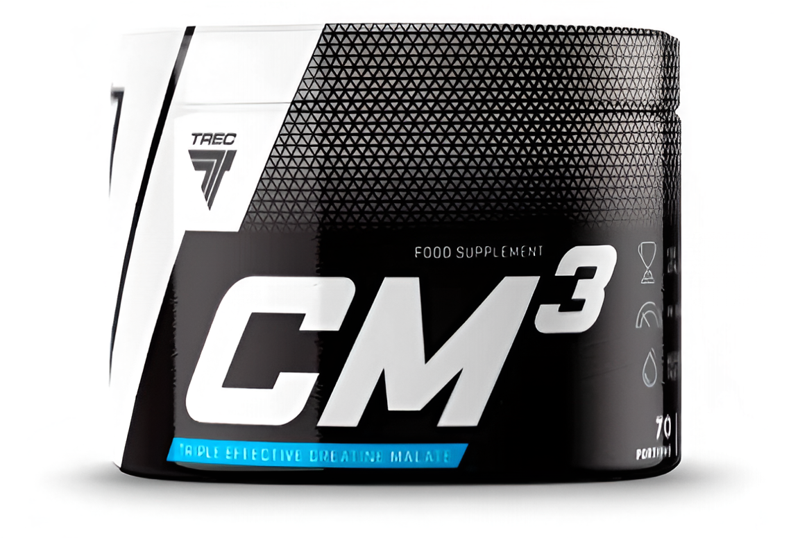 Креатин Trec Nutrition "CM3", 1250 мг, 250г, розовый грейпфрут три креатин малат