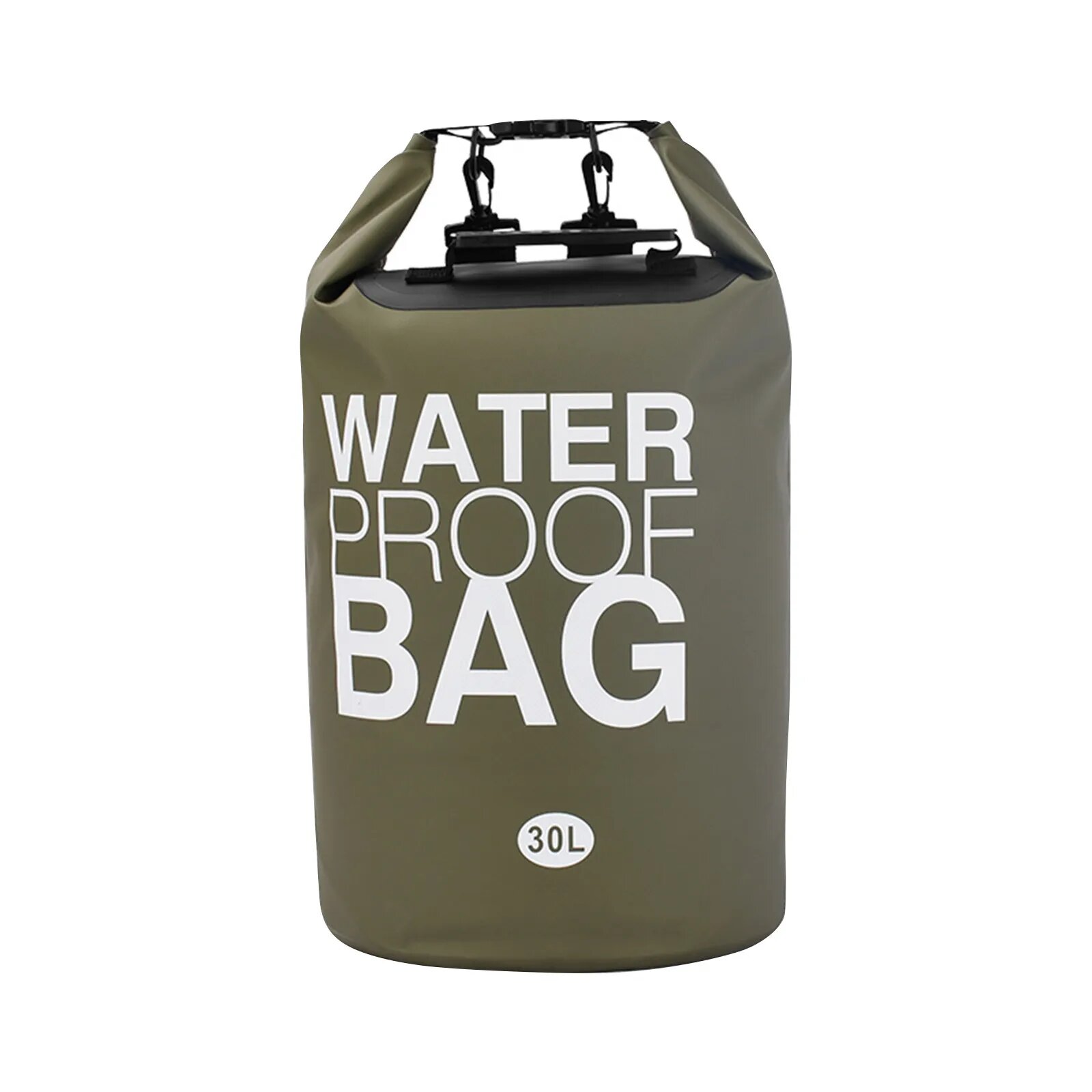 Водонепроницаемый сухой биг-бэг 30 л Roll Top Sack сохраняет снаряжение сухим для рафтинга, катания на лодках, плавания, кемпинга, рыбалки, водонепроницаемого рюкзака