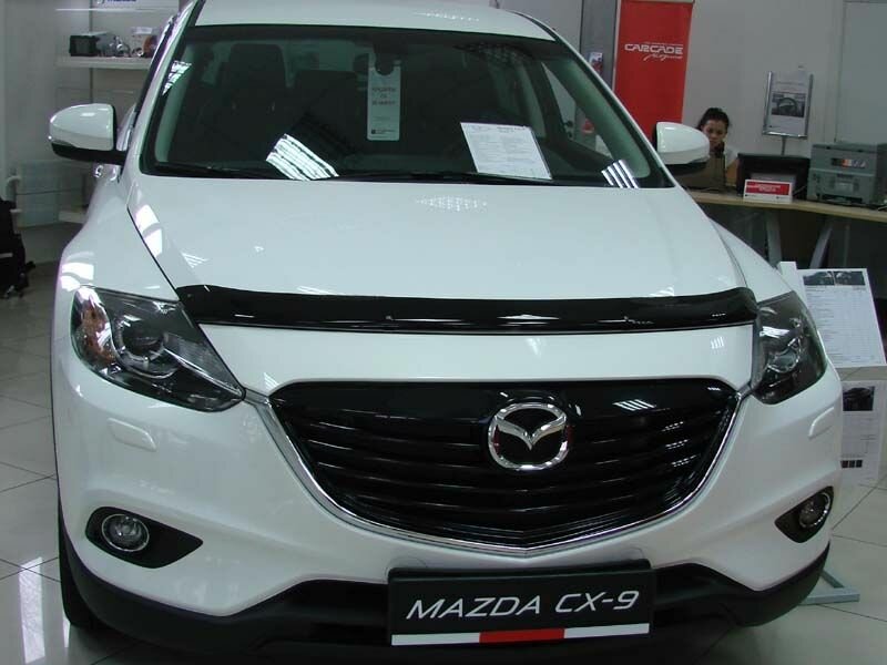 Дефлектор капота темный MAZDA CX9 2008-2016, NLD. SMACX90812 / Мазда СХ-9