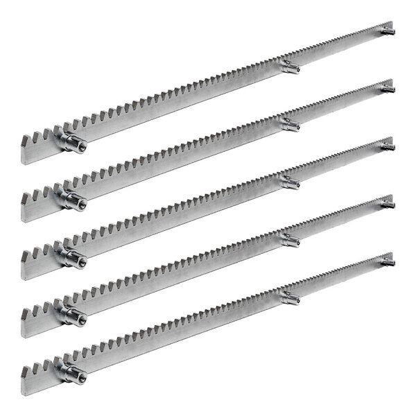 Оцинкованная зубчатая рейка ROA8 30х8х1000мм 5шт. Предназначенная для автоматизации откатных ворот