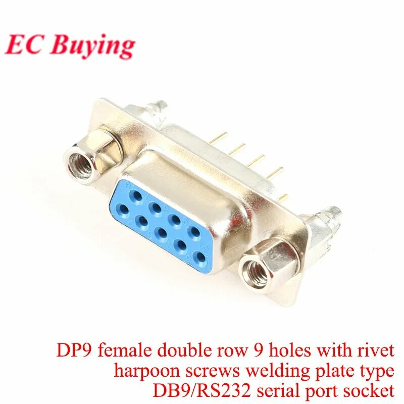 Разъемы D-SUB 9 15 25 37-контактные EC Buying 5pcs, DP9 female