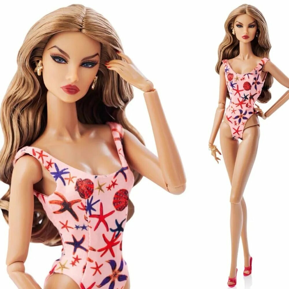 Кукла Integrity Toys Beach Bomb Natalia Deadly, базовая кукла, серия fashion Royal, подходит для подарков, хранения и коллекционирования.