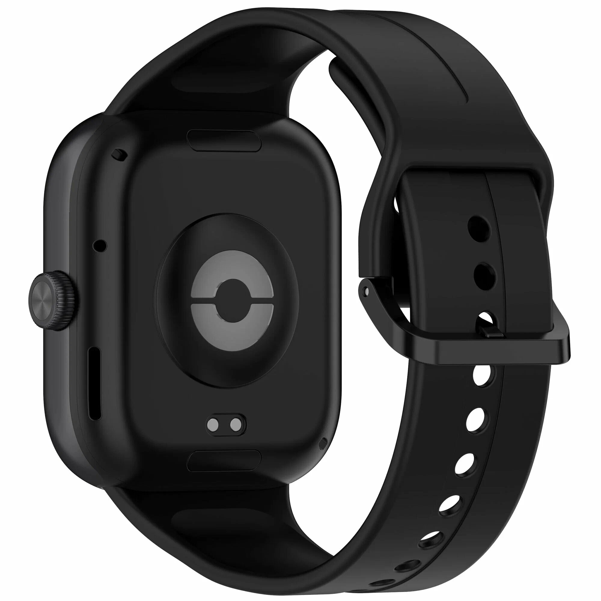 Ремешок для часов Xiaomi Mi Band 8 Pro/ 9 Pro/10 Pro и Redmi Watch 4/5/6 силиконовый черный
