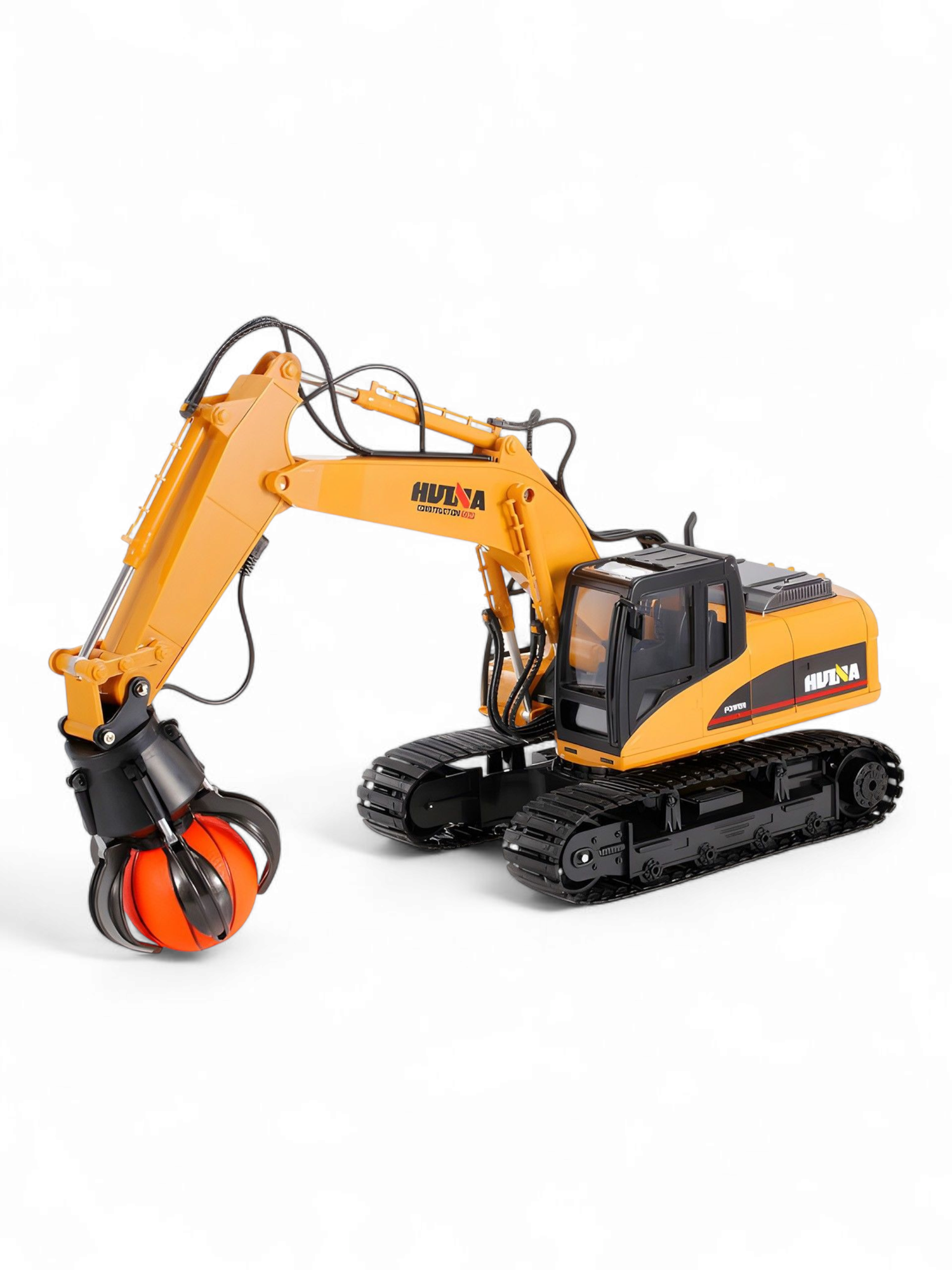 Радиоуправляемый кран-манипулятор HUI NA TOYS HN1571-1, масштаб 1:14, пульт управления 2.4 G