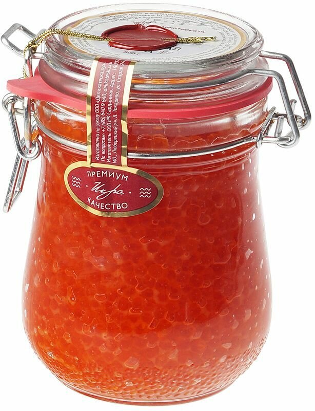 Икра красная горбуши 500г Деликатеска, вылов Сахалин 2025, малосоленая, премиум