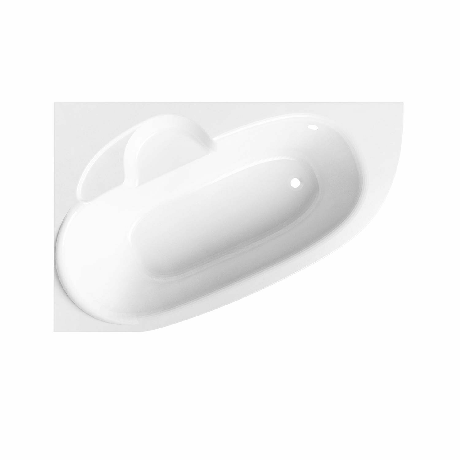 Акриловая ванна Lavinia Boho Bell Pro 170х110 L S1-3702170L цвет Белый глянцевый с каркасом