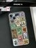 Чехол на Apple iPhone 14 / Айфон 14 с принтом Коллаж из марок