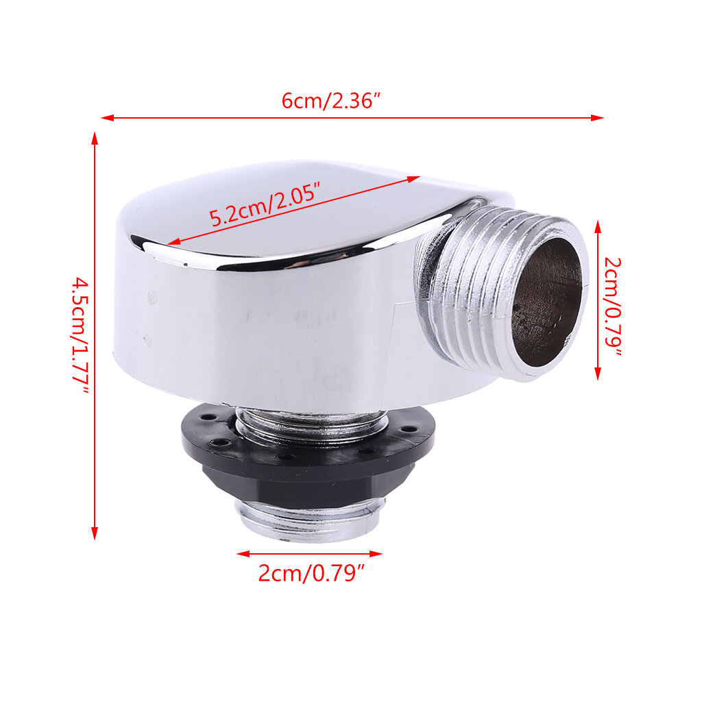 Хромированный пластиковый соединитель для душа