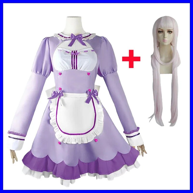 Косплей костюм Chocola/Vanilla NEKOPARA Vol.4 XXL, custume wig 4