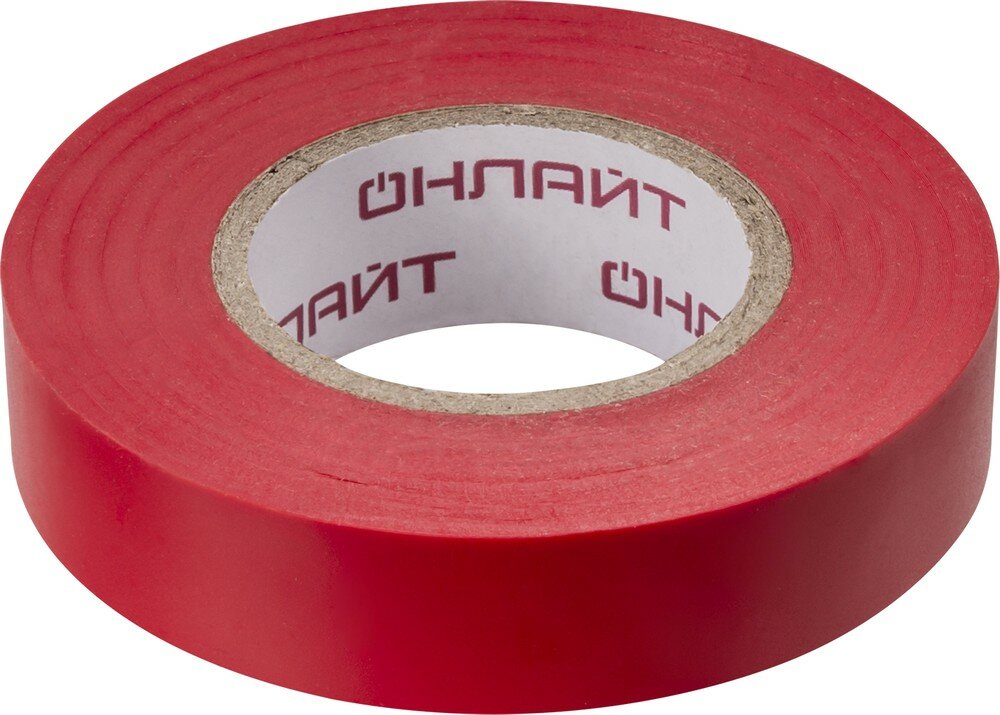 Изолента ПВХ 15мм (рул.20м) 71 678 OIT-B15-20/R красн. Онлайт 71678