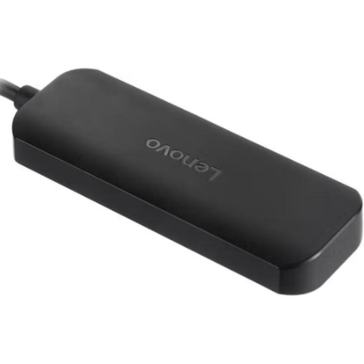 Док-станция Lenovo 4-портовая USB 3.0, черная, для подключения нескольких устройств