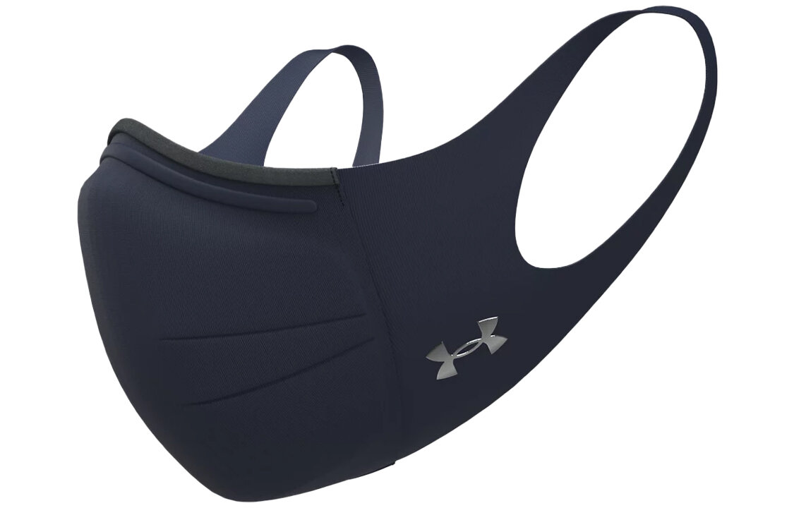 Маски для лица унисекс Under Armour, темно-синие (navy blue), XS/S EU