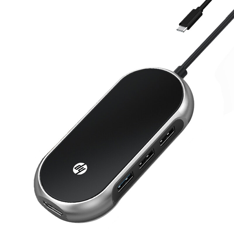 Док-станция HP HUIPU Все-в-одном USB Type-C, черная, без драйверов, для ноутбуков TZ10