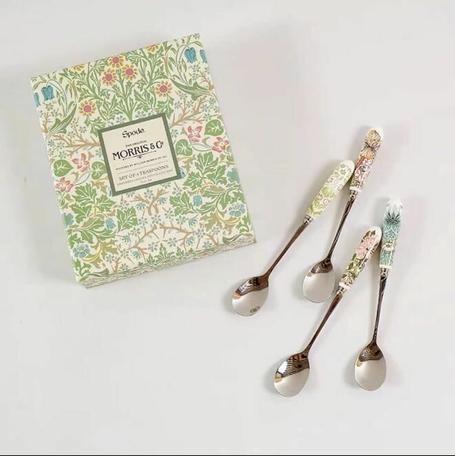 SPODE MORRIS & CO Серия столовых ложек, ложки чайные - 4 шт. -HJ