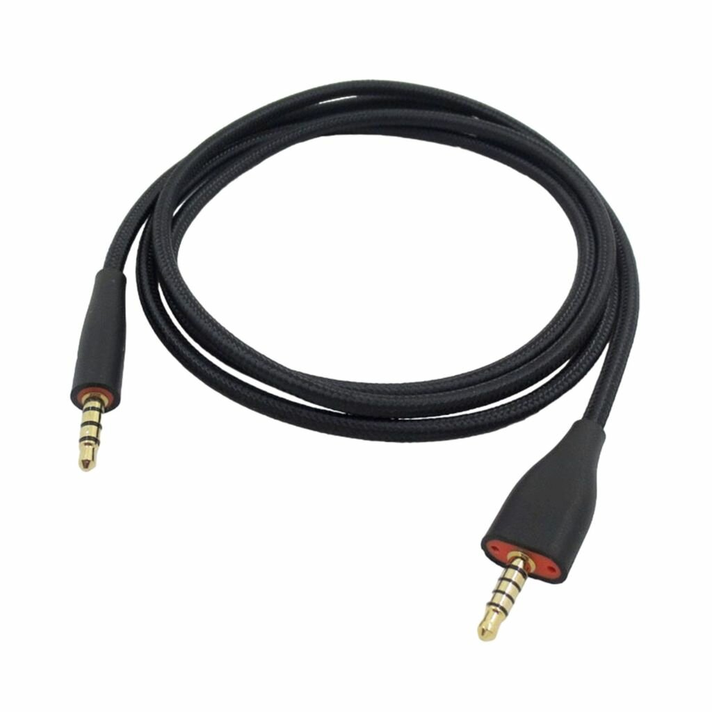 Замена Nylon Braides 3,5 мм для шнура наушников MMX100 с очень четко звуковой проволокой 200 см/120 см длиной