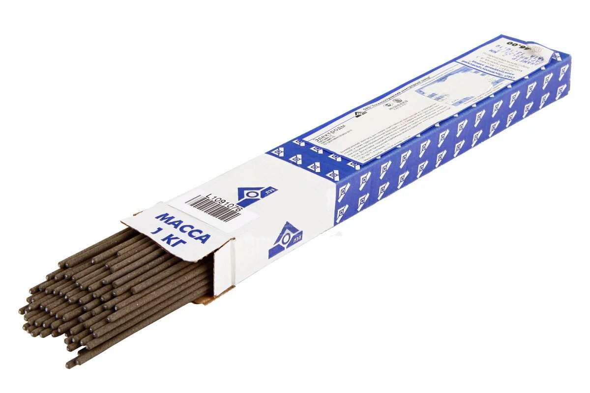 Электроды марки ЛЭЗ - 46.00 d 4 мм предназначены для ручной дуговой сварки конструкций из углеродистых сталей