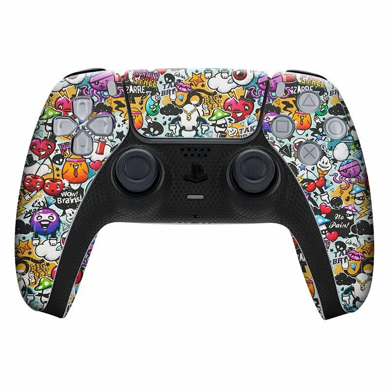 Strange Elements PS5 Controller Skin, абстрактный узор защитная пленка для PlayStation 5