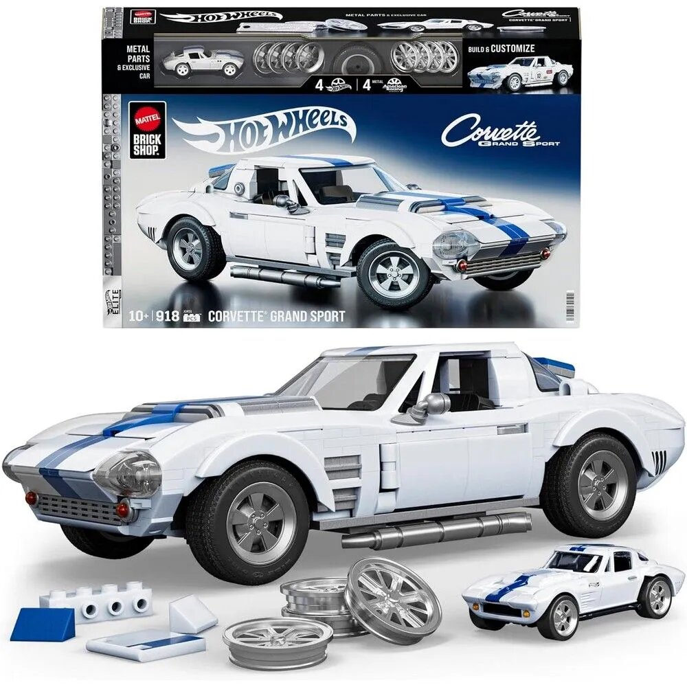 Автомобиль Hot Wheels Elite Series Корвет Гранд Спорт JGR31