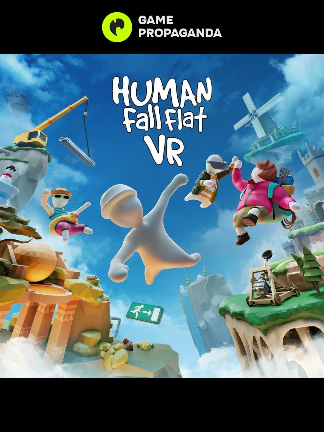 Игра Human Fall Flat VR PS5 + 45 TRY на баланс PSN. Турция. Цифровая версия