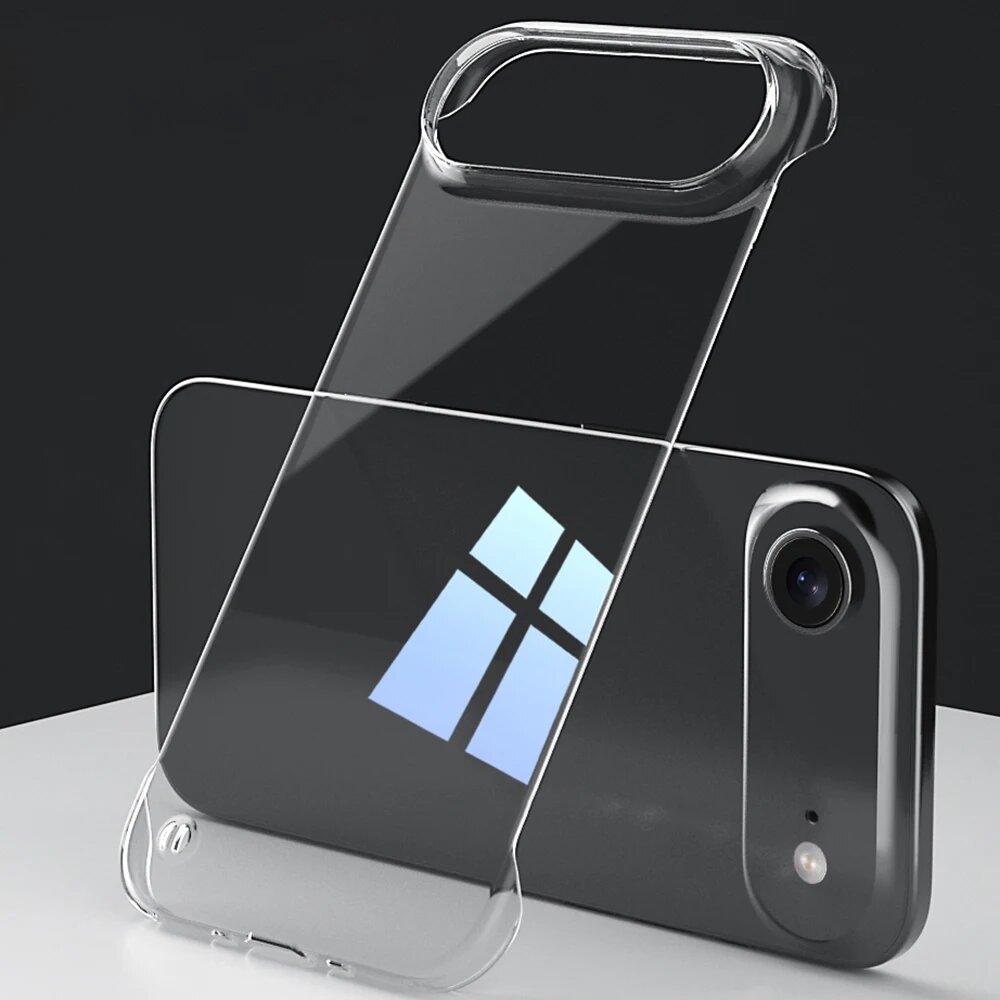 Чехол для iPhone 17 Air, прозрачный, ультратонкий