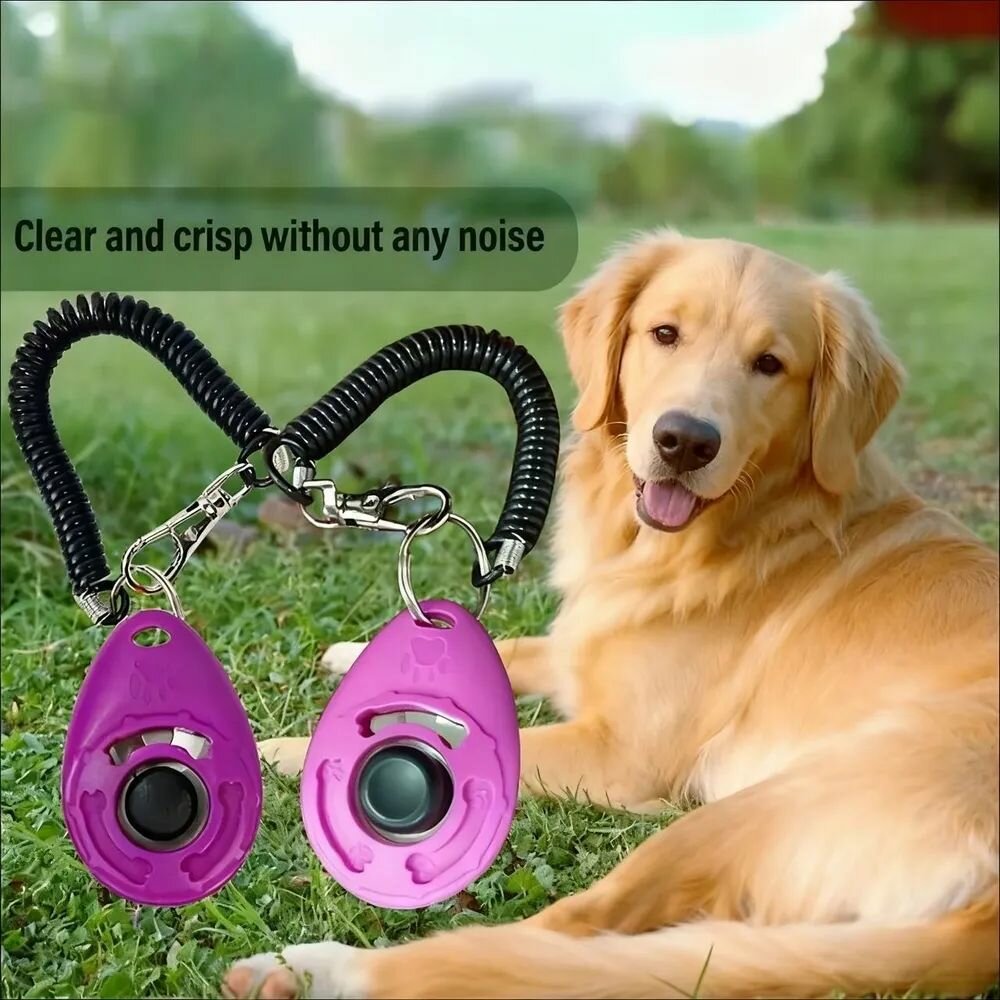 Кликер для дрессировки домашних животных, звуковая игрушка