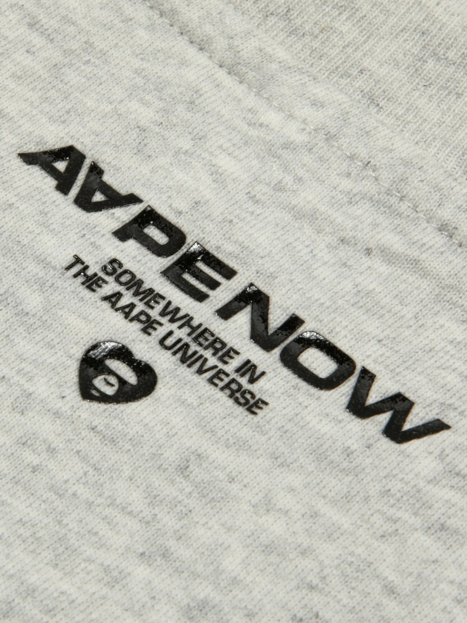 Футболка AAPE BY A BATHING APE, размер M, серый — фото 1