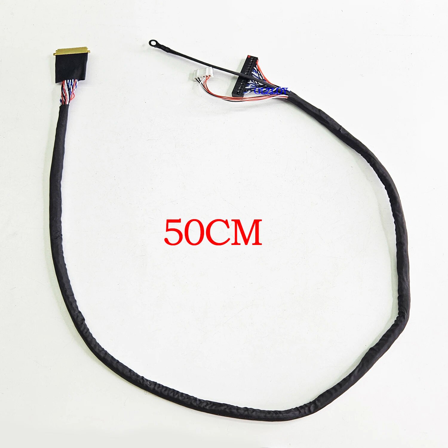 LVDS кабель 50см для LED экрана, 2-канальный, 6-битный, 40P