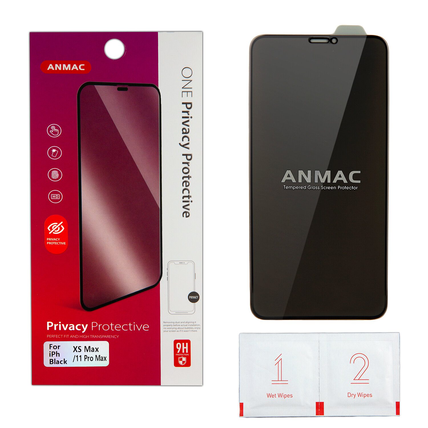 Защитное стекло iPh XS Max/11 Pro Max Anmac Privacy