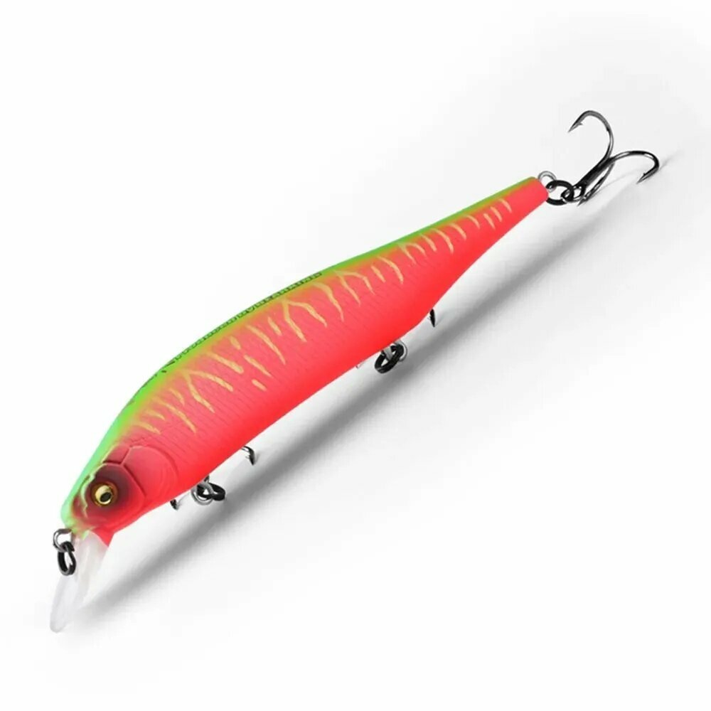 Воблер BEARKING ITO-SHINER 115 SP с шумовым эффектом с шариковой системой балансировки, суспендер Minnow 11,5 см; 15 г; 0,5- 1,2 м
