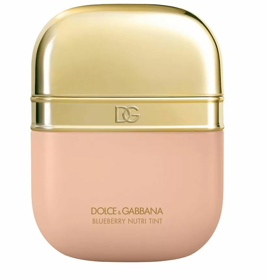DOLCE&GABBANA Увлажняющий тональный крем с эффектом сияния SPF 20 PA+++ Blueberry Nutri-Tint, 5N Light, 30 мл