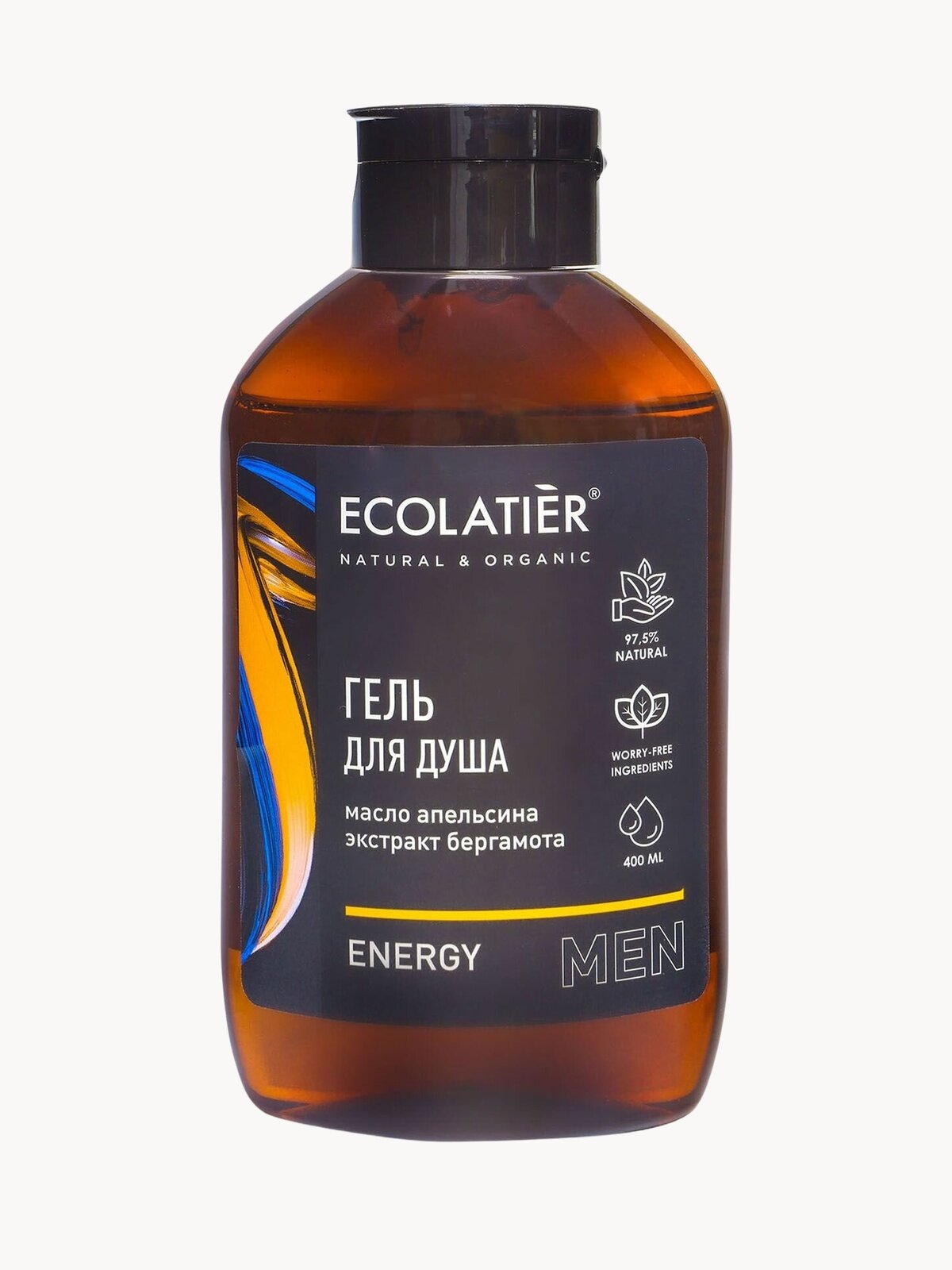 ECOLATIER Гель для душа Energy муж, 400 мл