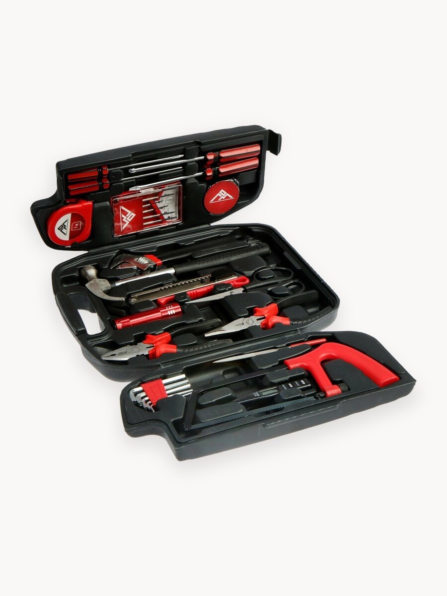 Набор инструментов в кейсе ЛОМ, универсальный, 27 предметов, с пластиковым кейсом