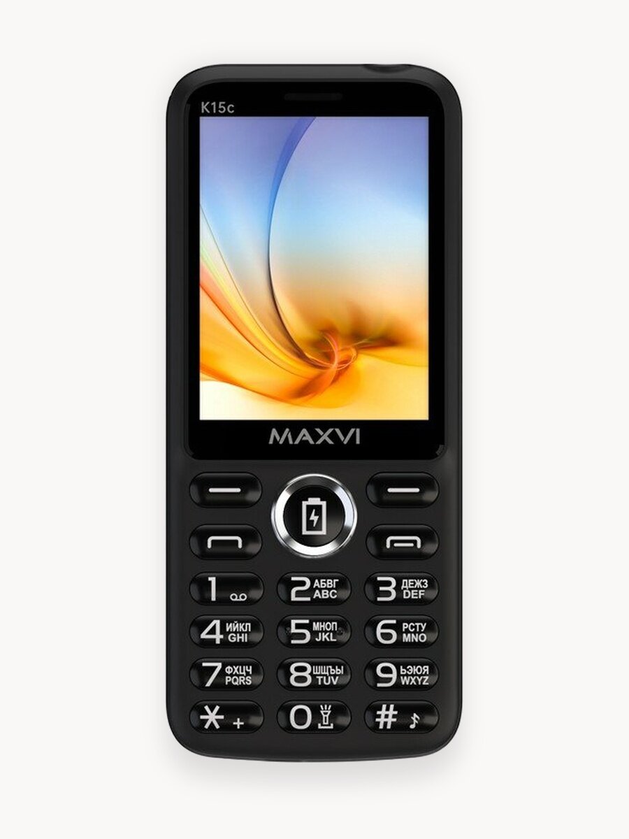 Мобильный телефон Maxvi K15c black