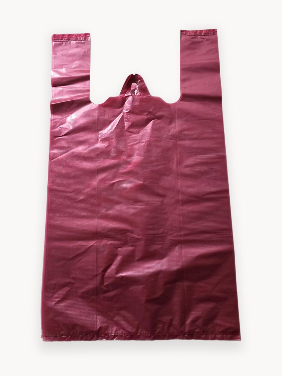 Пакет-майка с ручками, с тиснением, особо прочные 310X 540 мм, 20мкм, 100шт.