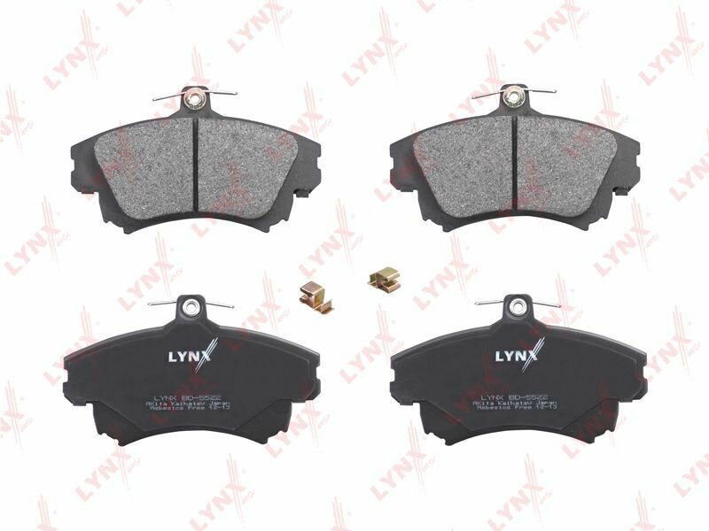 LYNXauto Колодки тормозные дисковые передние для MITSUBISHI CARISMA (DA_) 98-06 / COLT 05-, VOLVO S40/V40 1.6i-1.9Di 95-04