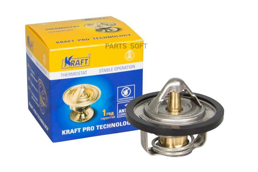 KRAFT KT 019517 Термостат Daewoo Lanos, Nexia / Chevrolet Aveo (SOHC) (термоэлемент)