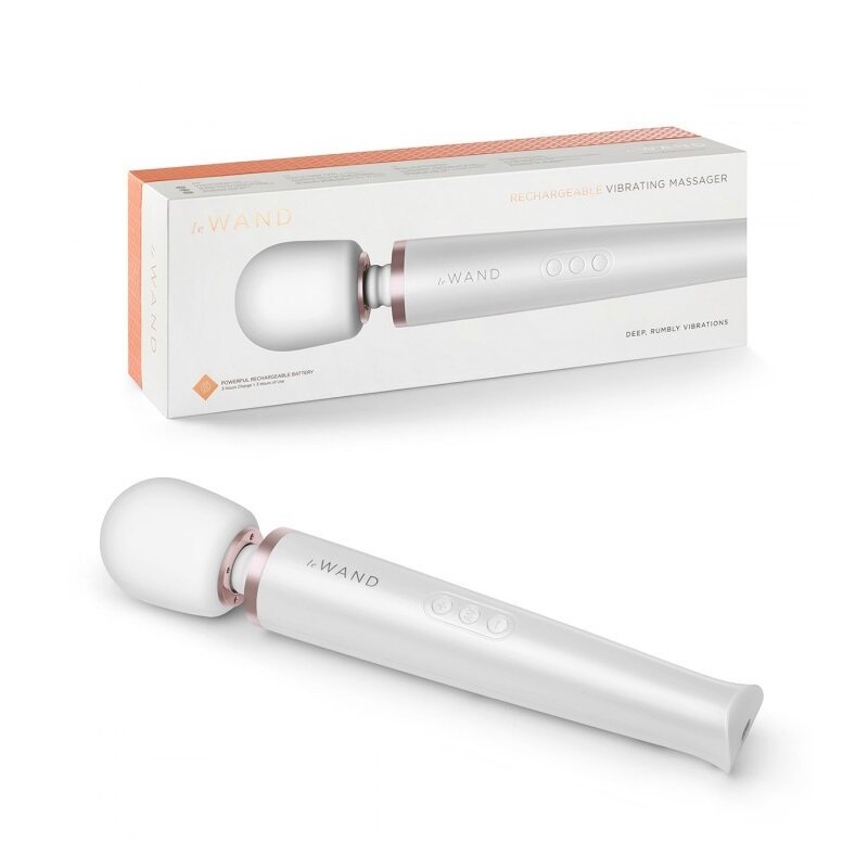 Вибромассажер Le Wand LW-001 Rechargeable, 20 режимов работы, жемчужный