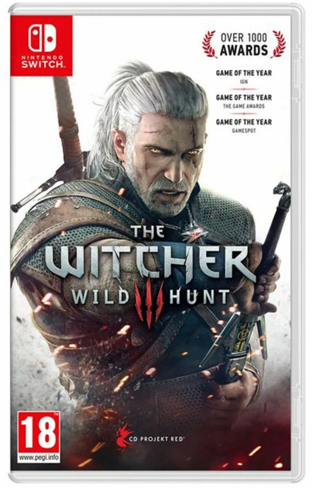Игра Witcher III для Nintendo Switch (картридж, русские субтитры)