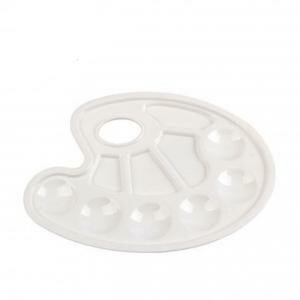 Палитра пластиковая малевичъ овальная 170х230мм 10 ячеек