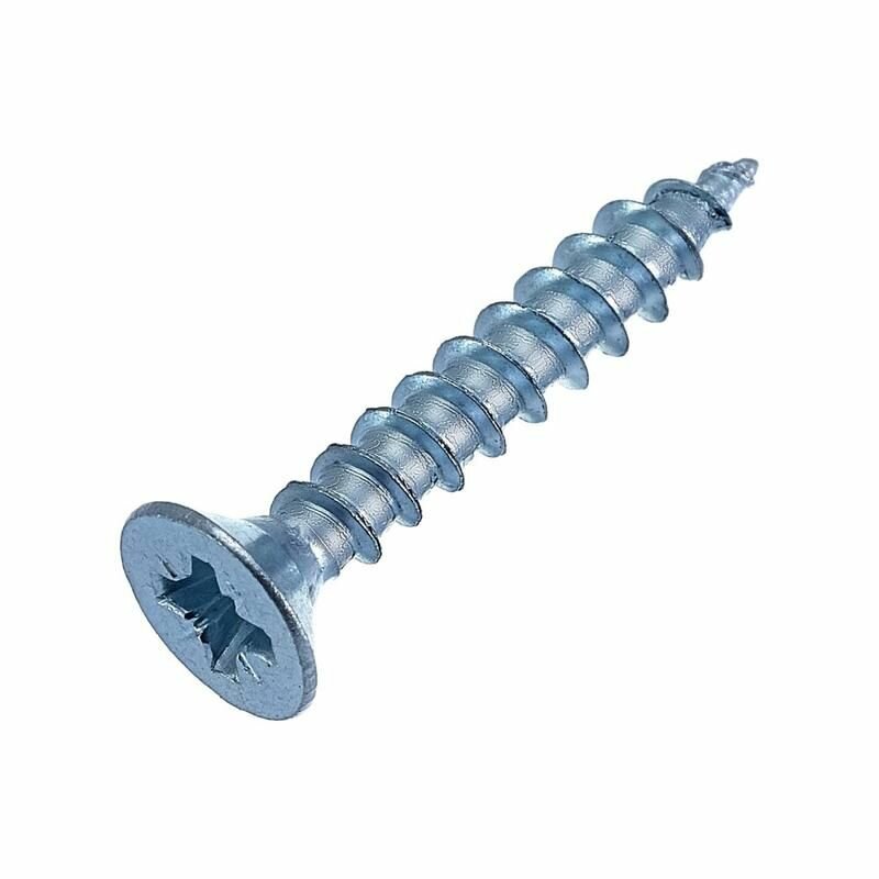 Саморез универсальный 4.0х16 бел. цинк (уп.200шт) коробка стройметиз UTORM2150623