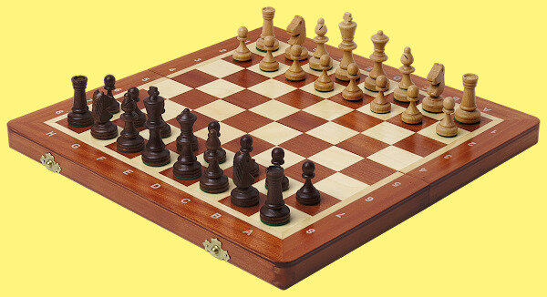 Шахматы Эстрада (махагон)