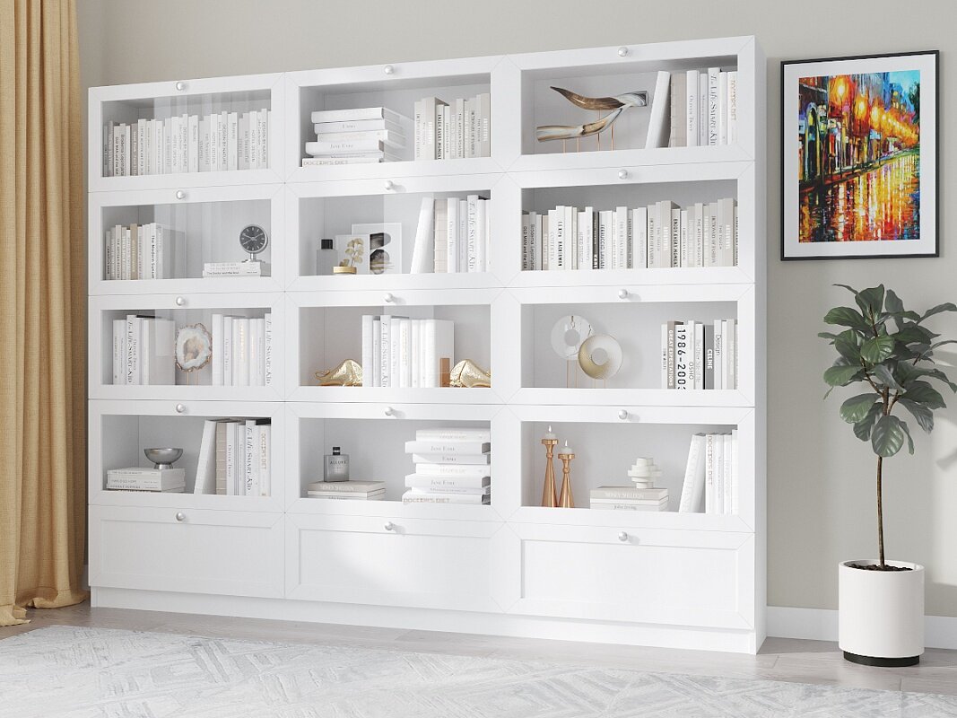 Шкаф книжный стеллаж Билли Billy по мотивам Икея Ikea - 57 240x30x190 для книг